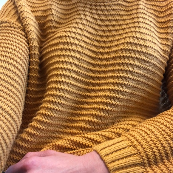 H&M | Sweaters | Muster Yellow H M Crew Neck | Poshmark